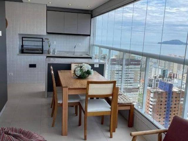 Gonzaga 3 quartos 2 suítes 2 varandas gourmet 2 garagens paralelas andar alto 28º