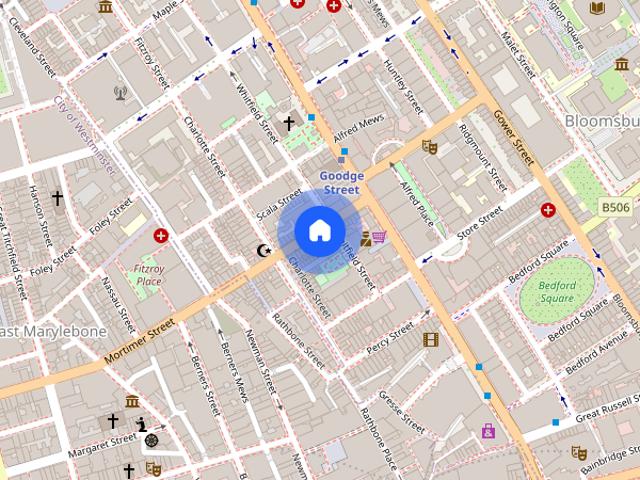 Goodge Street, Fitzrovia & Covent Garden