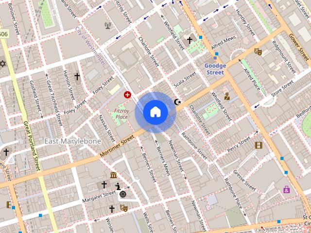 Goodge Street, Fitzrovia & Covent Garden