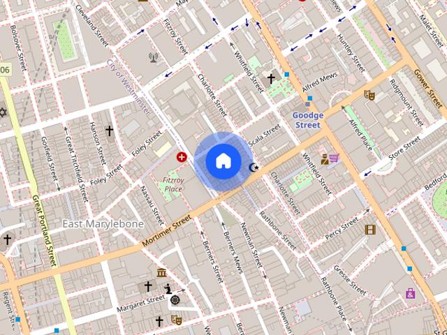 Goodge Place, Fitzrovia, London, W1T