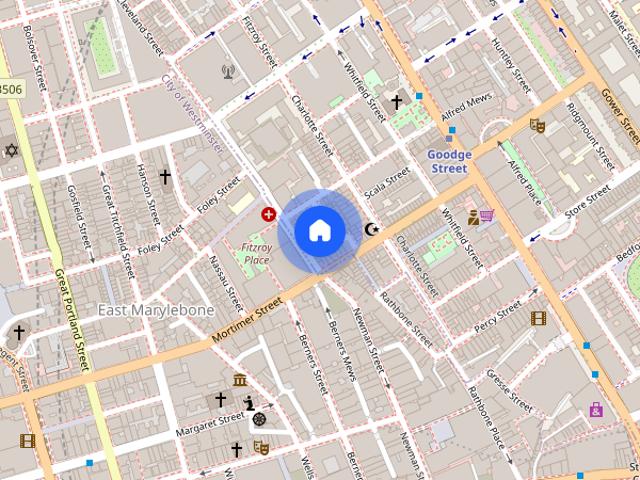 Goodge Place, Fitzrovia, London, W1T