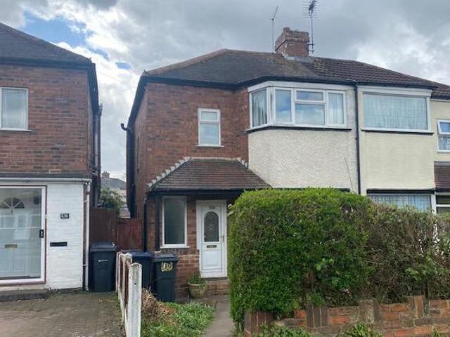 Goodway Road, Birmingham, 2 Bedroom Semi detached