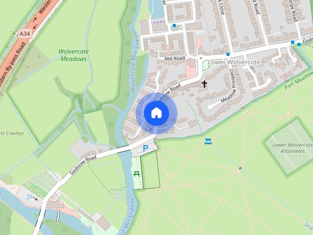 Godstow Road, Wolvercote, Oxford, Oxfordshire, OX2