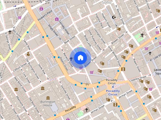 Golden Square, Soho, London, W1F