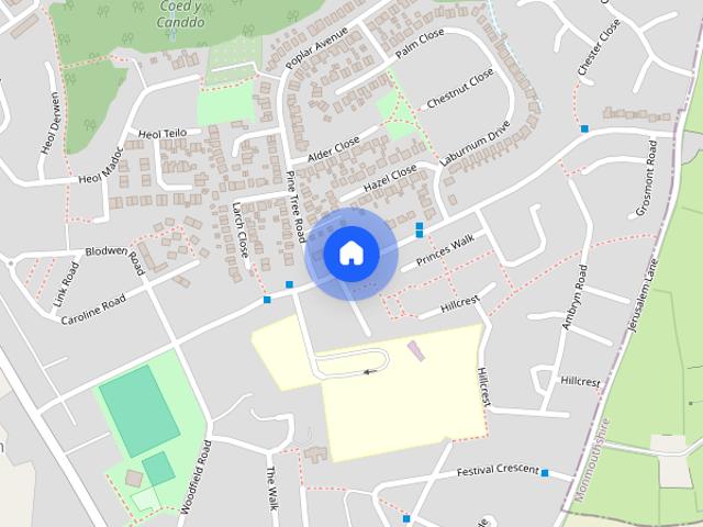 Golf Road, New Inn, Pontypool