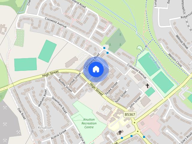 Gordon Street, Newcastle, Staffordshire, ST5