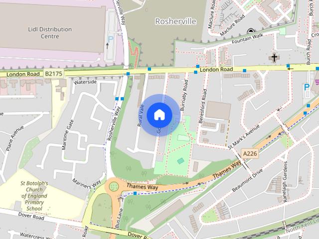 Gordon Road, Northfleet, Gravesend, Kent, DA11