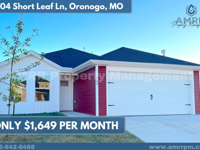 Gorgeous 3 Bedroom Home In Oronogo, MO with REDUCED MONTHLY RATE