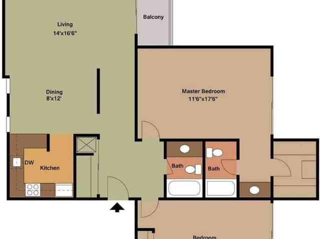 Governors Square Apartments 2 Bedroom Apartment for Rent at 1451 3rd St, Sacramento, CA 95814 Downtown Sacramento