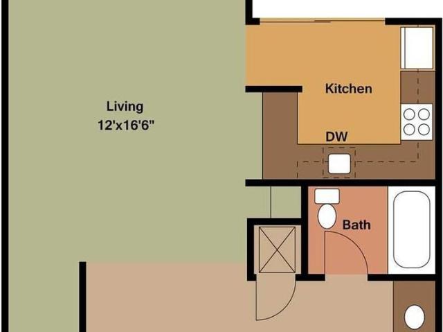 Governors Square Apartments 2 Bedroom Apartment for Rent at 1451 3rd St, Sacramento, CA 95814 Downtown Sacramento