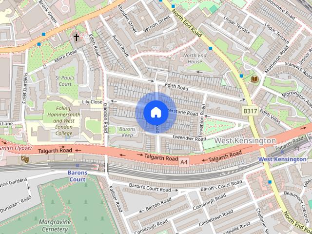 Glazbury Road, London, W14