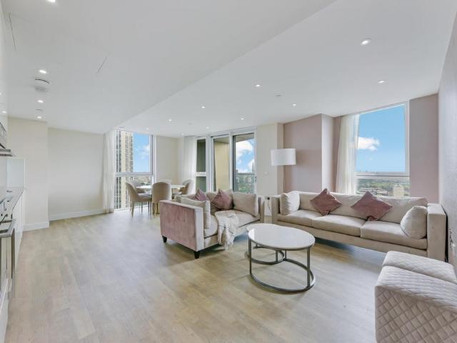 Gladwin Tower, Nine Elms Point. 3 bed apartment to rent £5,746 pcm £1,326 pw