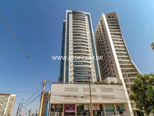 Glass Tower, Rua 37 Norte, AP. 2 Quartos, armários planejados, andar alto, 1 vaga