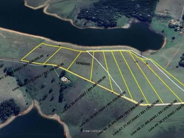 Glebas rurais de 20.000M2 à venda na beira da Represa do Jaguari em Piracaia SP