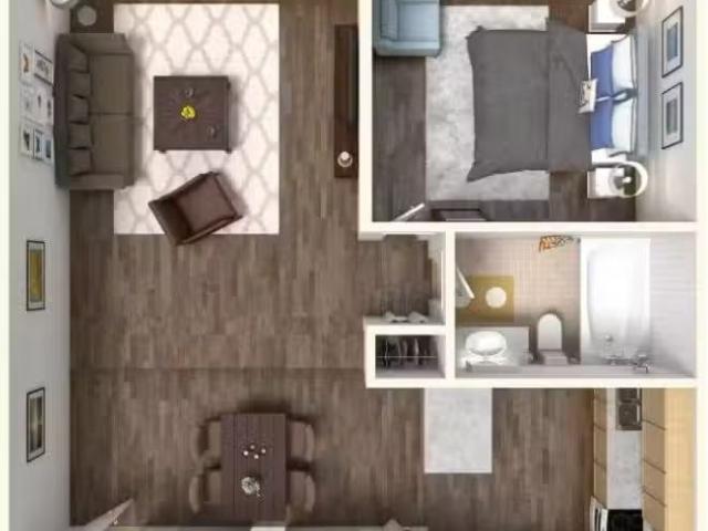 Glenbrook Apartments 1 Bedroom with Breakfast Bar