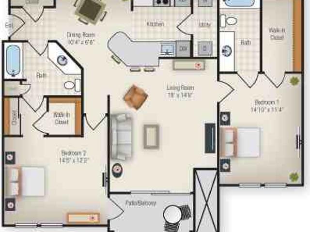 Gleneagles Apartments 2 Bedroom Apartment for Rent at 11604 Lewisham Pl, Waldorf, MD 20602 St. Charles