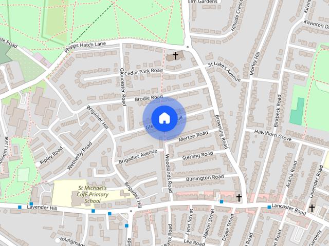 Glenville Avenue, Enfield, Middlesex, EN2