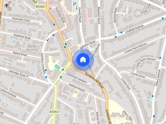 Grove Footpath, Surbiton