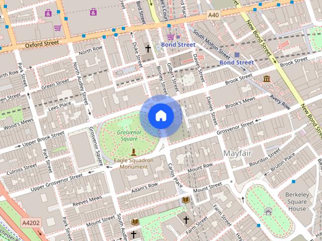 Grosvenor Square, Mayfair, London, W1K