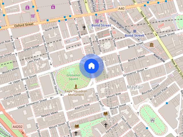 Grosvenor Square, Mayfair, London W1K