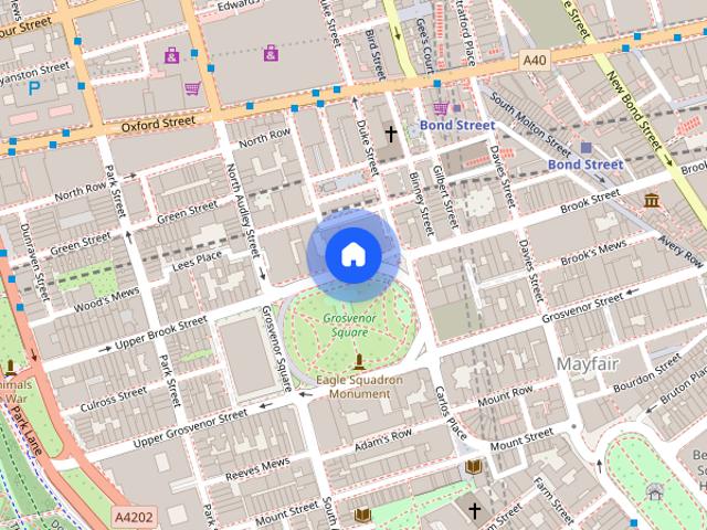 Grosvenor Square, Mayfair, London, W1K