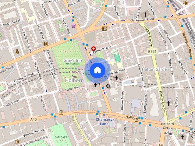 Grays Inn Road, Bloomsbury, London, WC1X