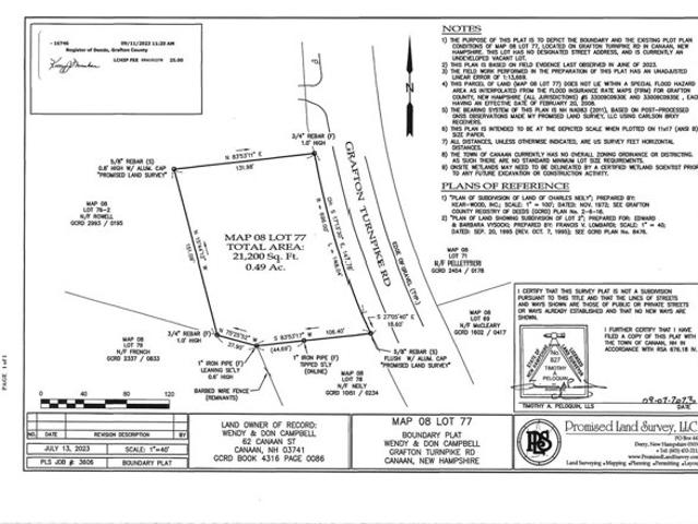 Grafton Turnpike Rd, Canaan, Plot For Sale