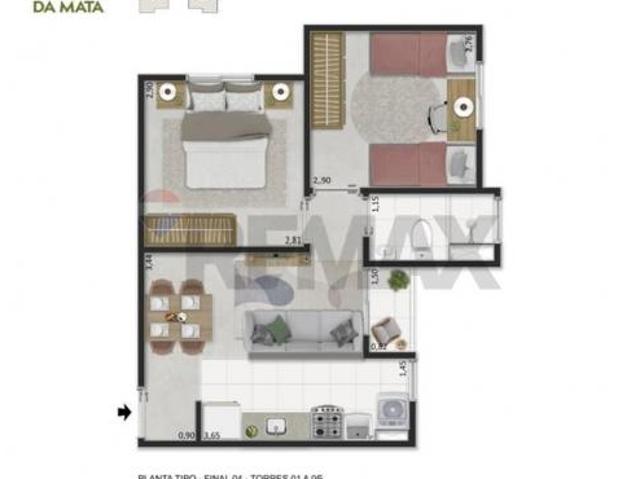 Gran Vic Reserva da Mata Apartamentos Novos com 2 quartos, Nova Veneza, Sumaré/SP
