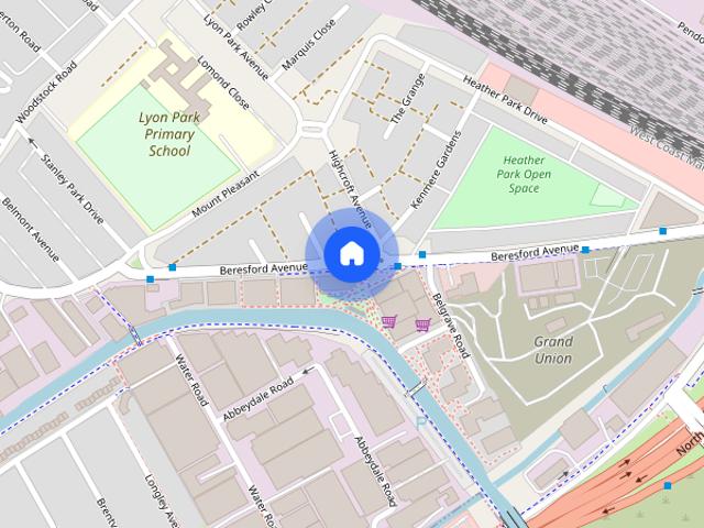 Grand Union, Alperton