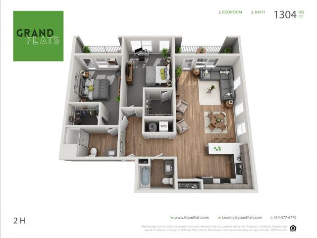 Grand Flats 2 BEDROOM H