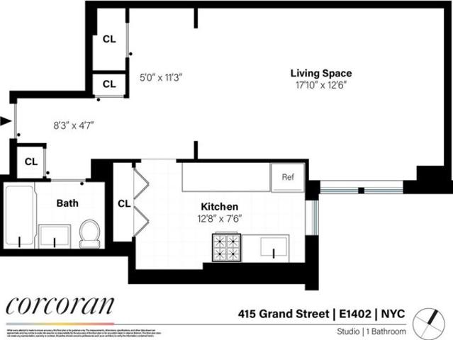Grand St Apt E, New York, Property For Sale