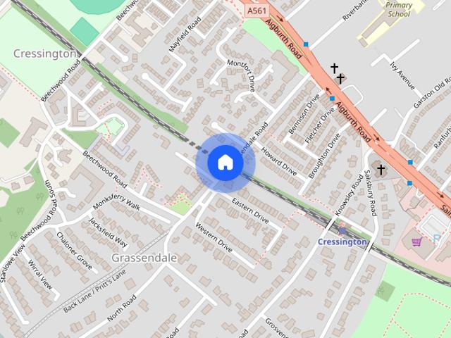 Grassendale Road, Liverpool, Merseyside, L19