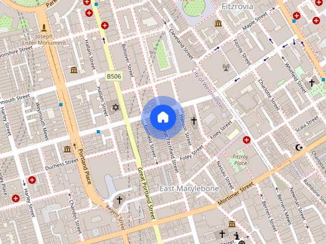 Great Titchfield Street, Print Works House, Fitzrovia, W1W