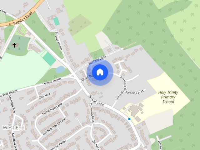Great Barn Crescent, West End, Woking, Surrey, UK, GU24