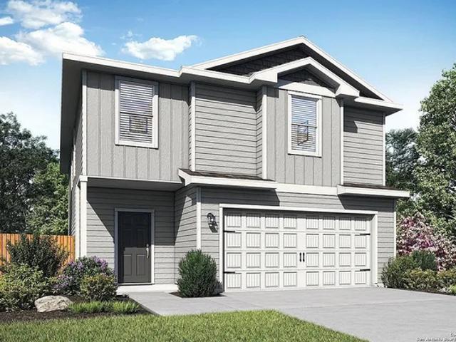 Great home is located in New Braunfels and showcases a large, open layout and a gorgeous chef ready kitchen.