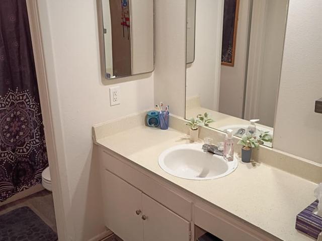Great room for rent with attached bathroom right n
