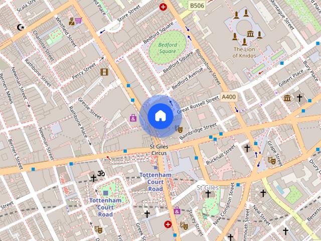 Great Russell Street, Bloomsbury, WC1B