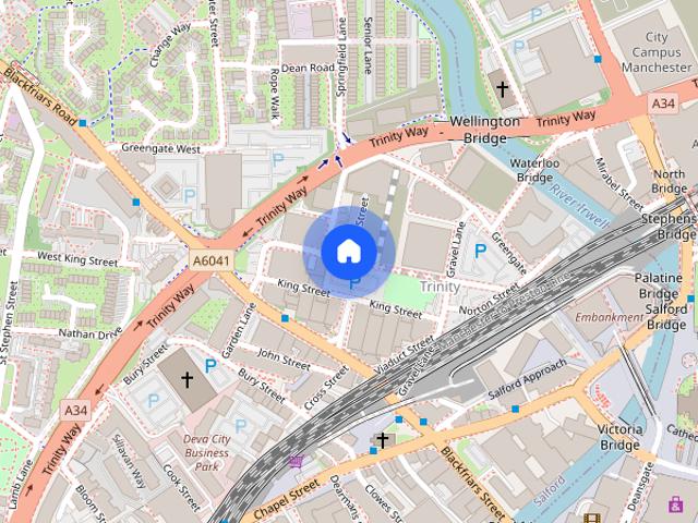 Greater Manchester, M3, Queen Street, Salford