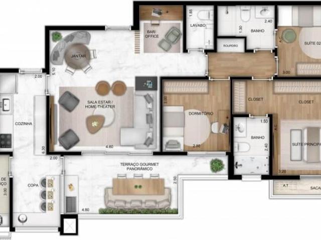 Green Guedala apartamento pronto com alto padrão construtivo EXTO