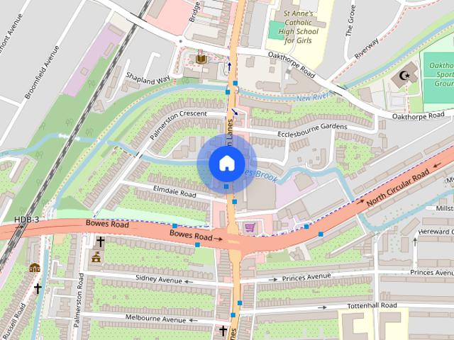 Green Lanes, Palmers Green, London, N13