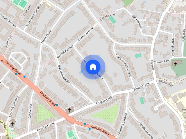 Greenaway Gardens, Hampstead, London, NW3
