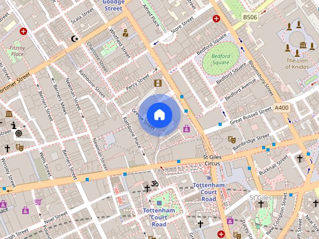 Gresse Street, Fitzrovia, London, W1T