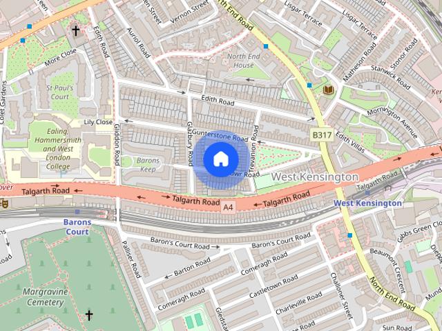 Gwendwr Road, London, W14