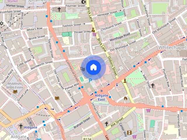 Gunthorpe Street, E1, Aldgate, London, E1