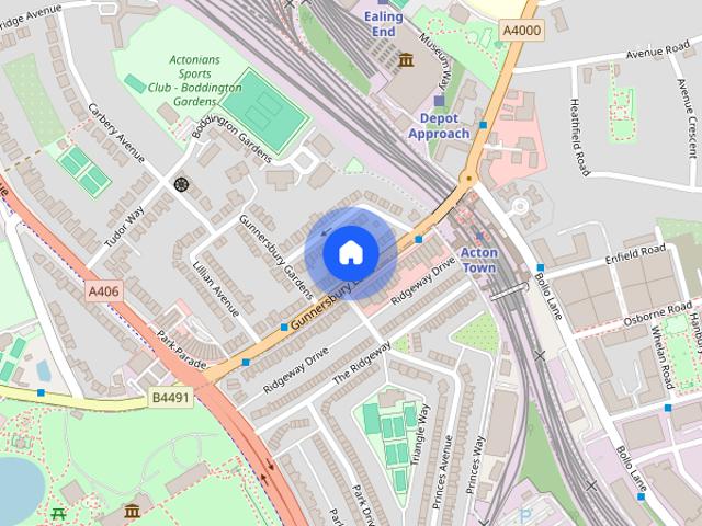Gunnersbury Lane, Gunnersbury, London, W3
