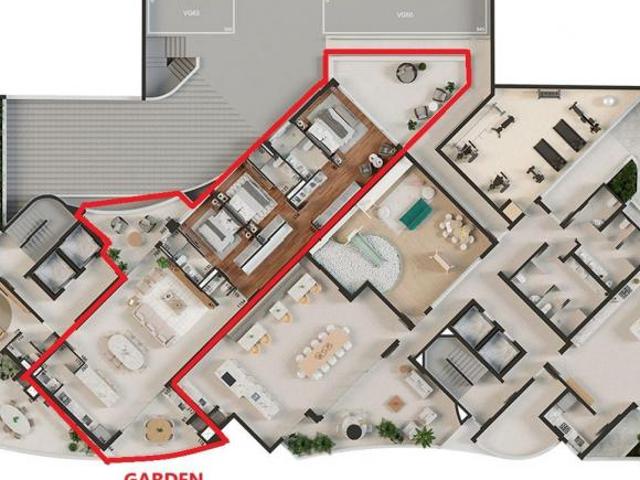 Guaratuba Exclusivo Garden 3 suites 206m² privativos