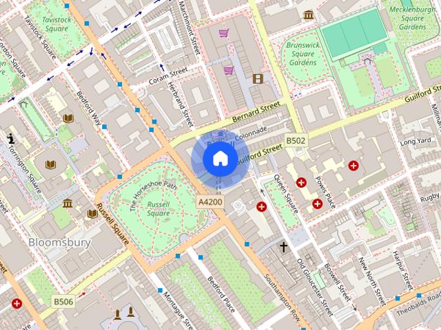 Guilford Street, Bloomsbury, London, WC1N