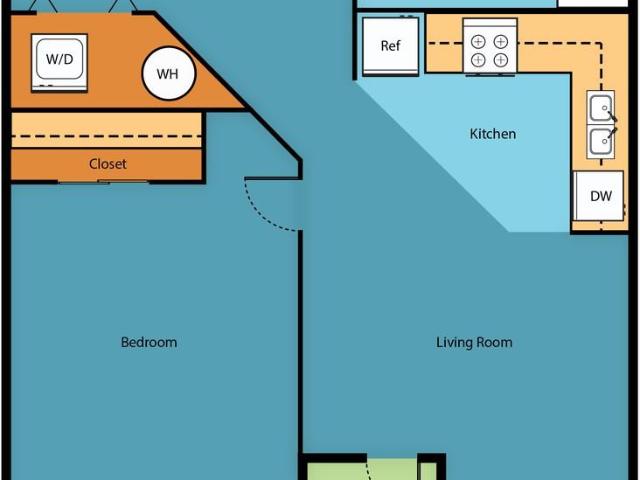 Guinevere Apartment Homes 1 Bedroom Apartment for Rent at 522 N 85th St, Seattle, WA 98103 Greenwood