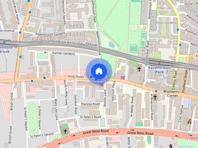 Hamlet Gardens, King Street, W6