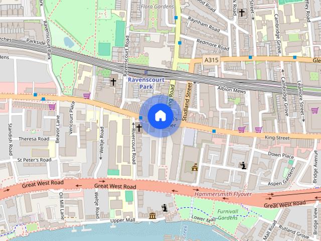 Hamlet Gardens, King Street, Hammersmith, W6